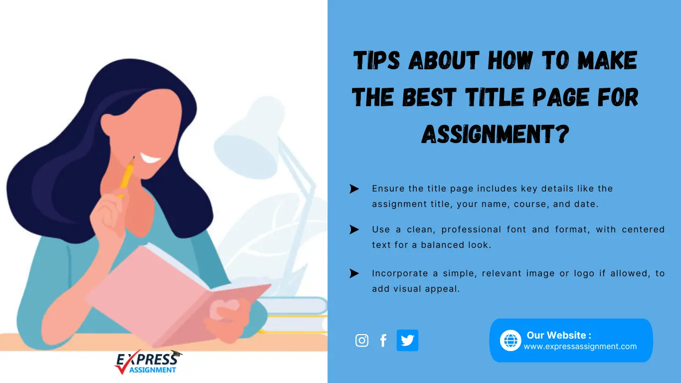 How to Make the Best Title Page For Assignment?